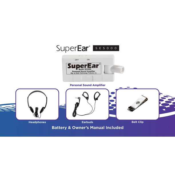 SuperEar Hand Held Personal Sound Amplifier Model SE5000 - Walmart.ca
