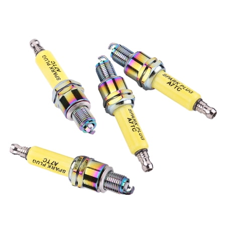 Greensen 4Pcs Spark Plugs for Motorcycle Scooter ATV Dirt Bike D8TC ...