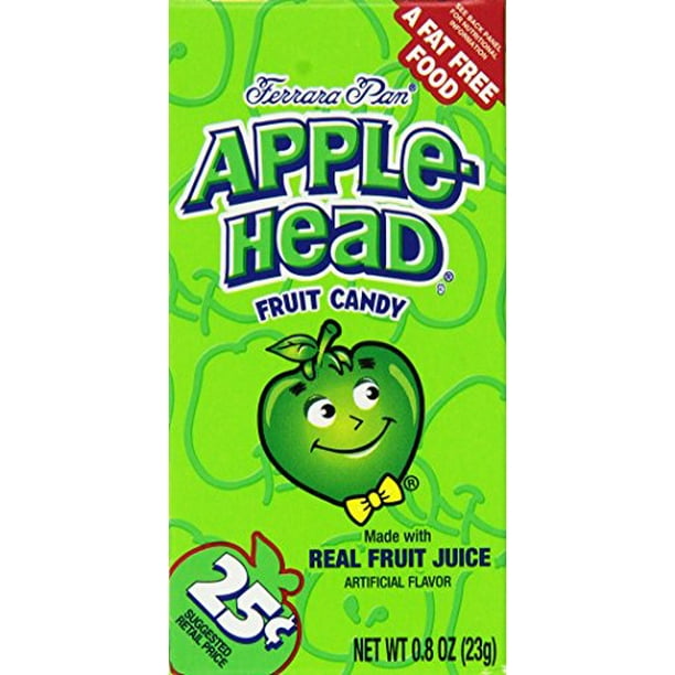 Ferrara Candy Applehead Fruit Candy, 24 ea - Walmart.com - Walmart.com