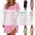 QSAWXQZ Women's Lace Nightgown Crew Neck Short Sleeves Mini Sleep Dress ...