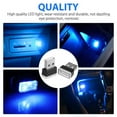 3x Mini Blue LED USB Car Interior Light Neon Atmosphere Ambient Lamp ...