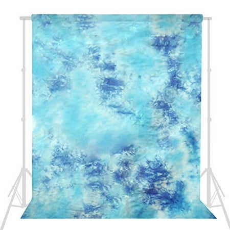 LimoStudio 6 X 9 Ft Photo Studio Hand Dyed Sky Blue Muslin Backdrop ...