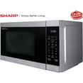 Sharp 1.1 Cu. Ft. 1000 Watt Stainless Steel Microwave - Orville ...
