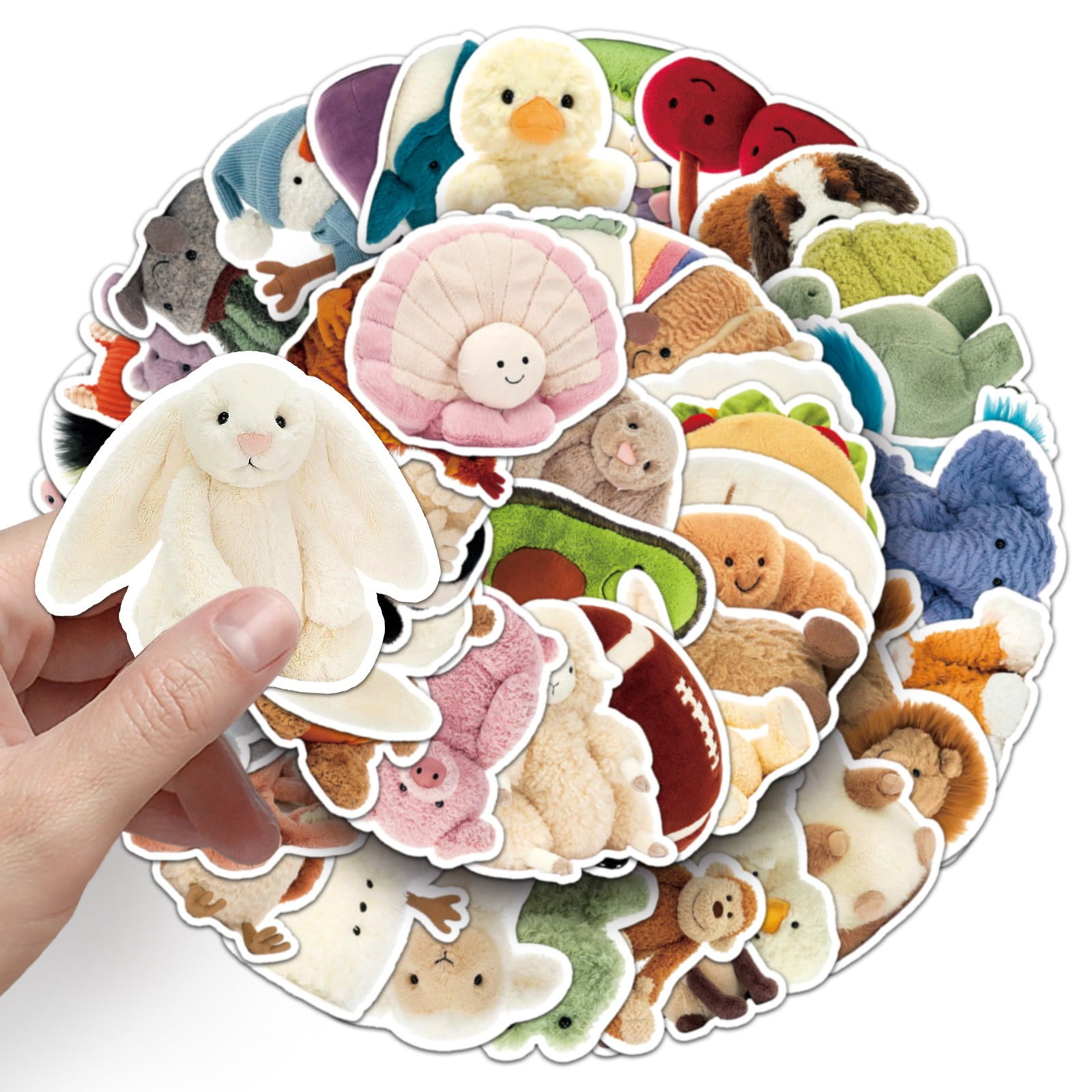 Jellycat Cute Stickers for Kids,Jellycat Water Bottle Stickers for Kids ...