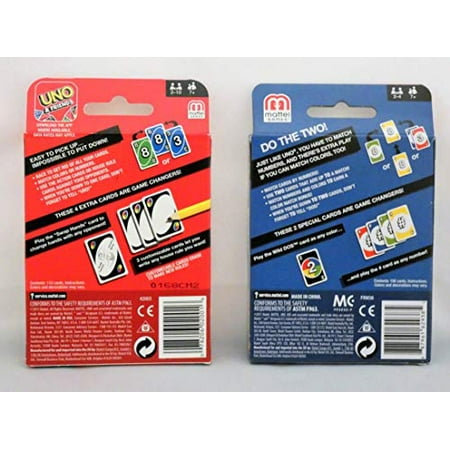Mattel Uno Card Game Bundled With Dos Card Game Multicolor Walmart
