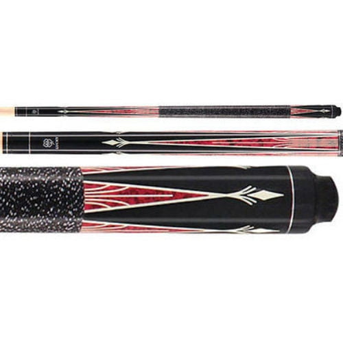 McDermott Lucky Pool Cue - L27 Billiards Pool Cue Blk/Red - Walmart.com ...