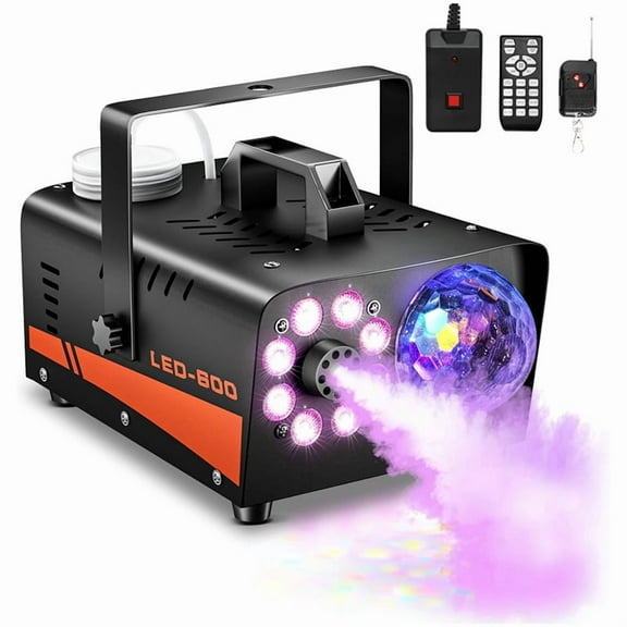 Free Shipping! TCFUNDY Water-Based 500W Fog Machine with RGB LED Lights ...