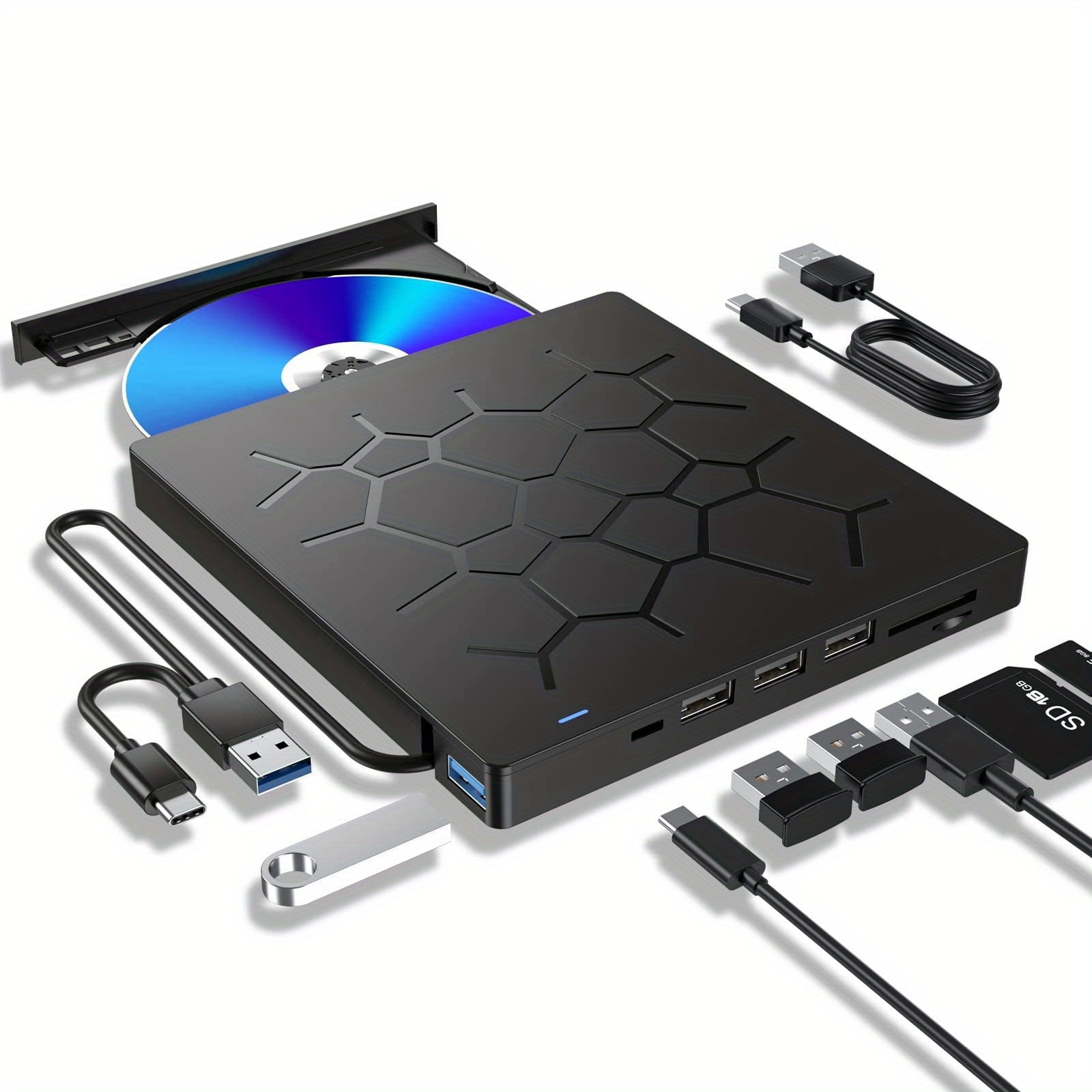 Click here for Ousitaid External Cd/Dvd Drive For Laptop 7 In 1 U... prices