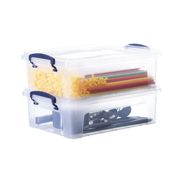 Large Clear Storage Container With Lid and Handles - Walmart.com