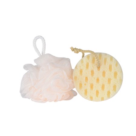 LIVINGbasics Bath Sponge, Soft Loofahs Shower Sponge for Sensitive Skin ...