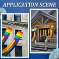 2 pc Cloth Column Windsock Flag for Outdoor Banner Decorations Colorful ...