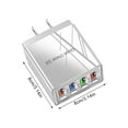 Portable 4USB Mobile Phone Charger 5V3A Flat Travel Charger Plug Wall ... Portable 4USB Mobile Phone Charger 5V3A Flat Travel Charger Plug Wall ...