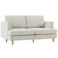 Gericco Mid Century Modern Loveseat Sofa for Living Room, Extended ...