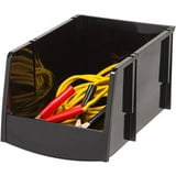 IRIS Jumbo Stacking Storage Bin, Black - Walmart.com