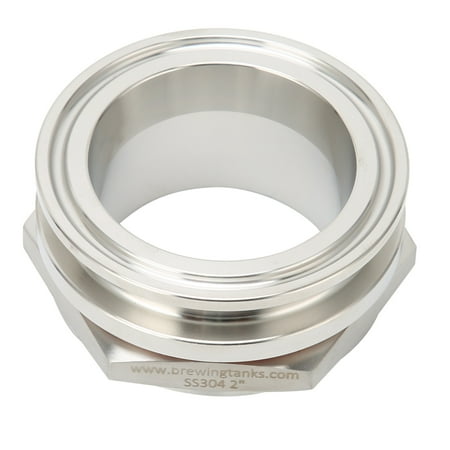 Weldless Bulkhead, 2 Inch Bulkhead Fitting Weldless Design For Brewing ...