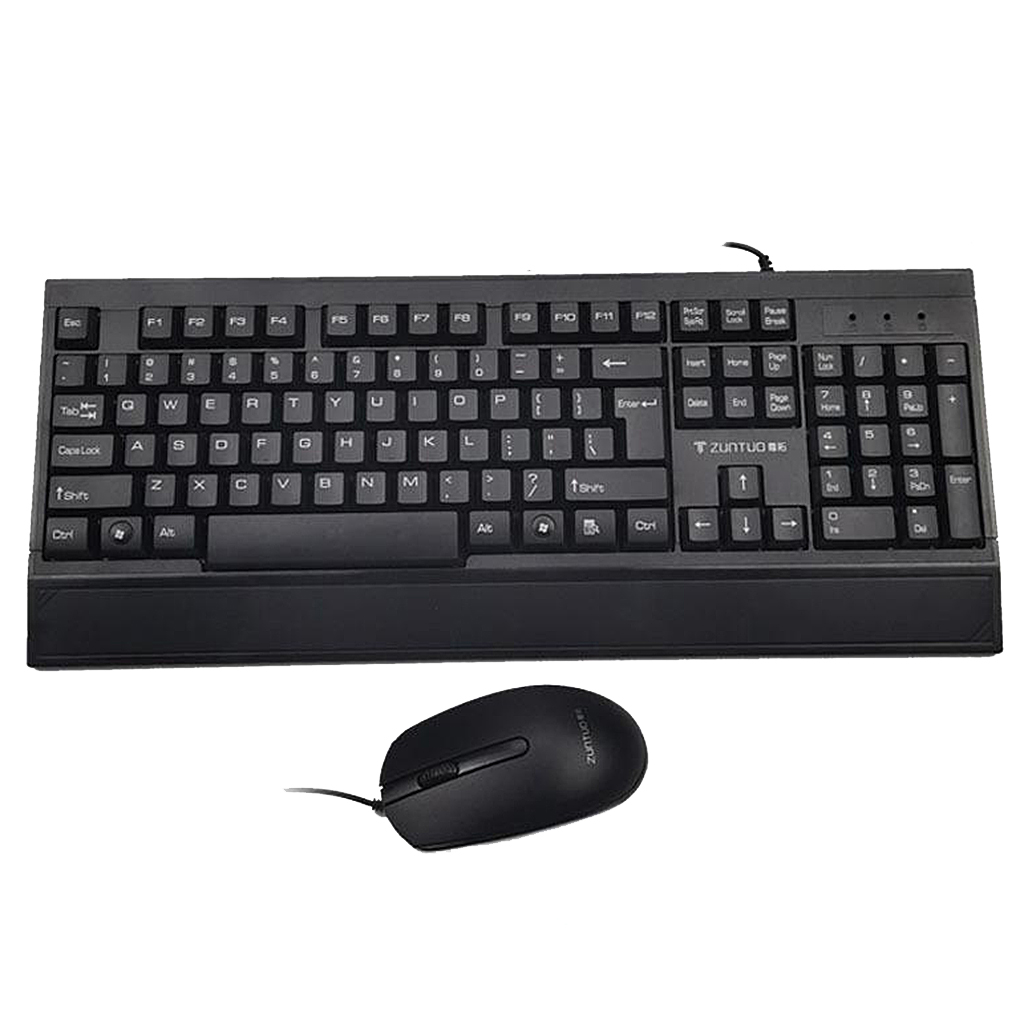 Corded Keyboard And Mouse Full Size Keyboard-Mouse Combination Keyboard ...