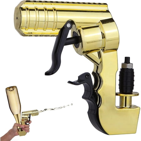 Champagne Gun, 4rd Generation Adjustable Beer Squirt Gun, Suitable For ...