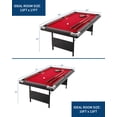 7 Foot Pool Table, Portable Billiards Tables, Folding Pool Table ...
