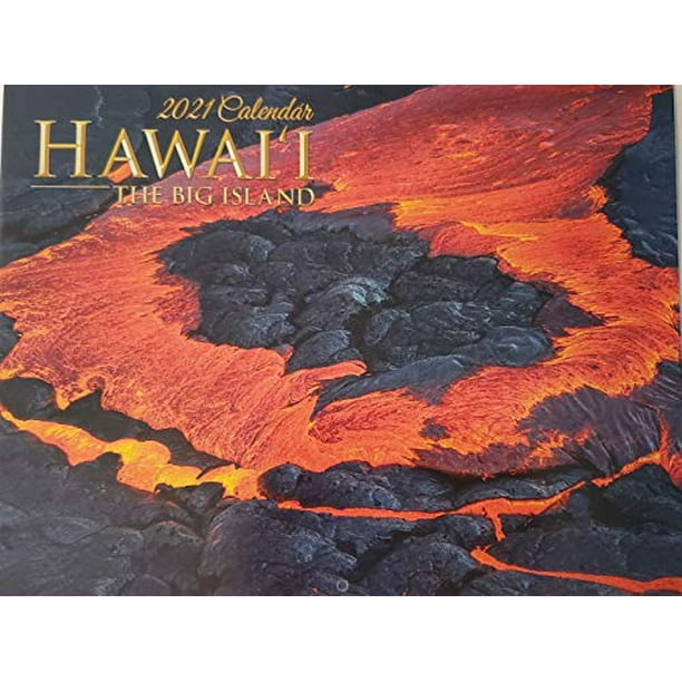 Hawaiian 12 Month 2021 Wall Calendar with English and Hawaiian Names ...