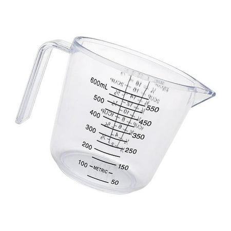 tssuouriy Clear Measuring Cup with Handle and Convenient Water Milk ...
