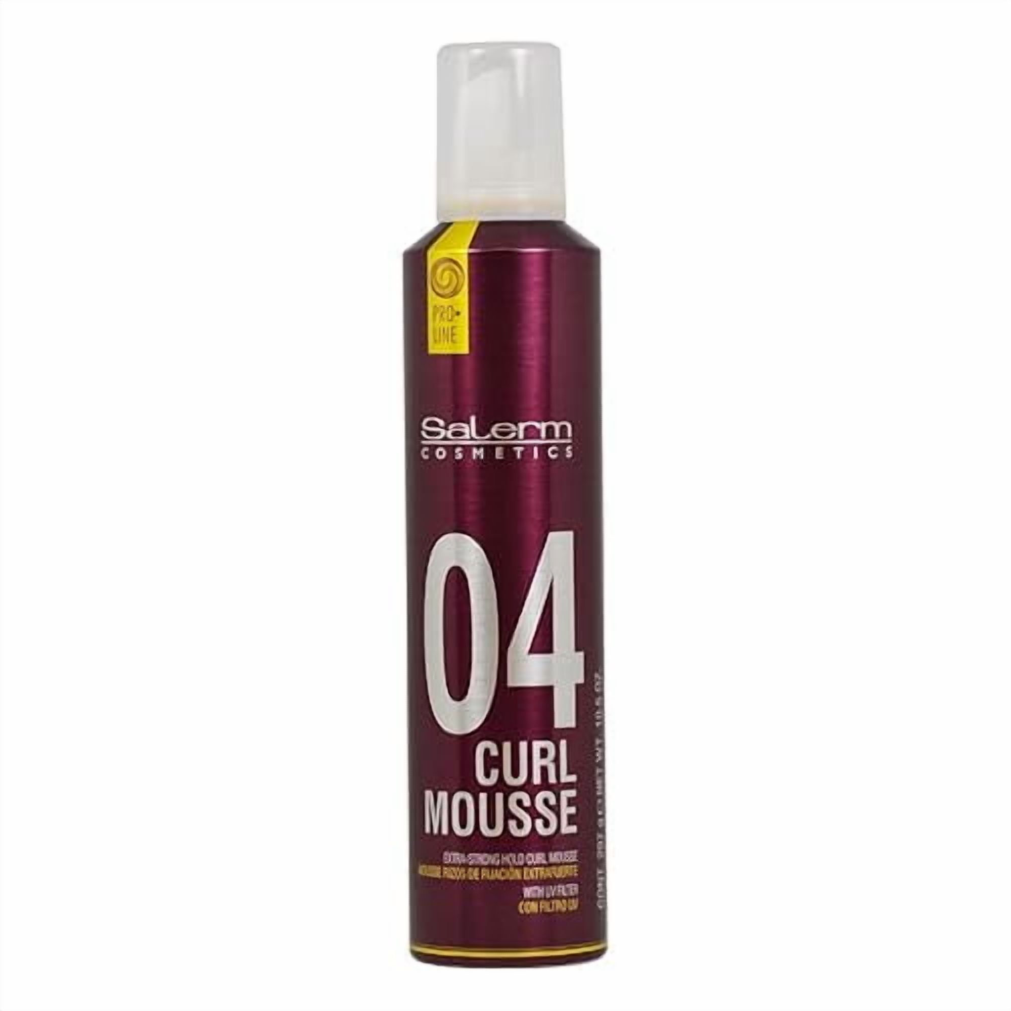 Salerm Pro-Line Curl Mousse Fijación Extra Fuerte 10.5Oz | Bodega ...