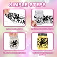 8 Sheets PVC Self Adhesive Stickers for Crafting Lantern Glass Jars ...