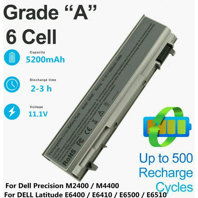 BATTERY For Dell Latitude E6400 E6410 E6500 E6510 PT434 PT435 W1193 ...