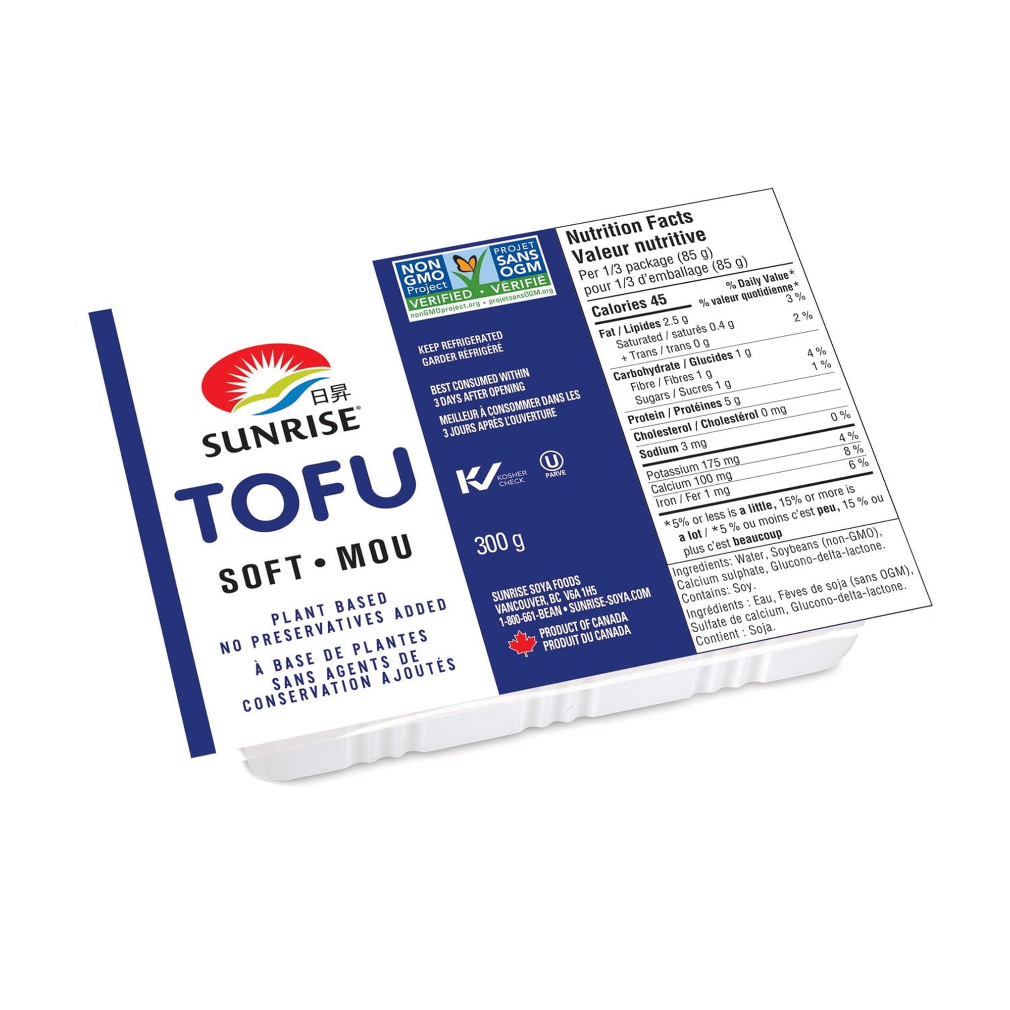 Click here for Sunrise Soya Foods Sunrise Soft Tofu 300g prices