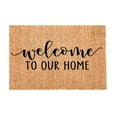 Toyfunny Welcome Mats Coir Polyester Front Doormat - Walmart.com