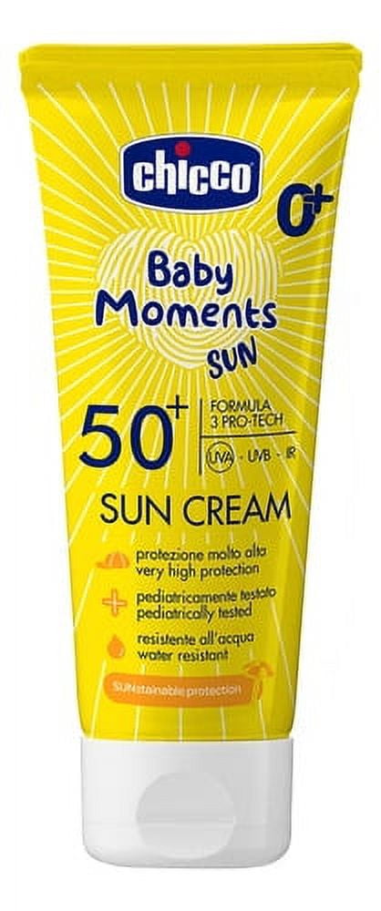 Protector Solar Crema Chicco Baby Moments 75 Ml | Walmart en línea