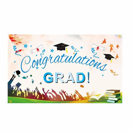 Graduation Party Decorations Congratulations Graduation Banner ...