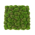 Leke Artificial Moss Foam Board Flocking Fake Moss Stone Plant DIY ...