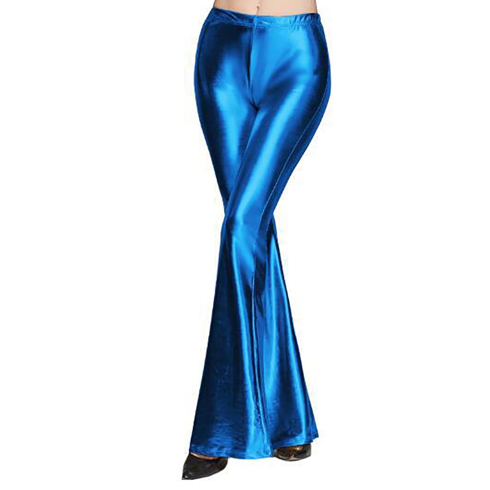 Click here for Abatab Womens Dance Party Pants Shiny Flare Leggin... prices