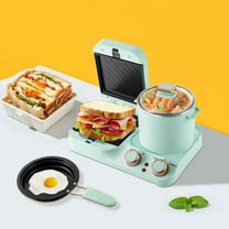 3in1 Breakfast Station Electric Mini Toaster Bread Breakfast Sandwich ...