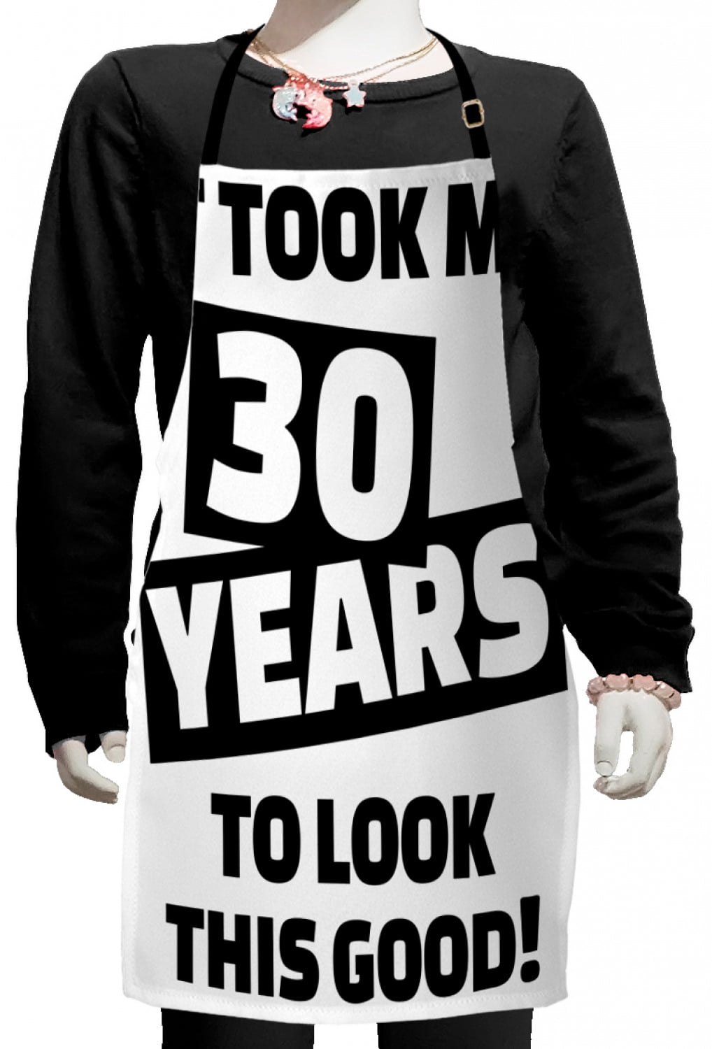 30th Birthday Kids Apron, Motivational Funny Birthday Slogan in ...