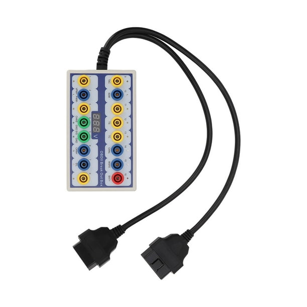 OB Pinout Box,OBDII Breakout Box OBD2 OB Breakout Connector OBDII ...