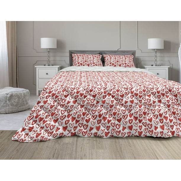 Heart Comforter Set