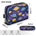8.3"x5.9" Large-Capacity Multi-Pocket Vertical Pencil Case Saturn ...