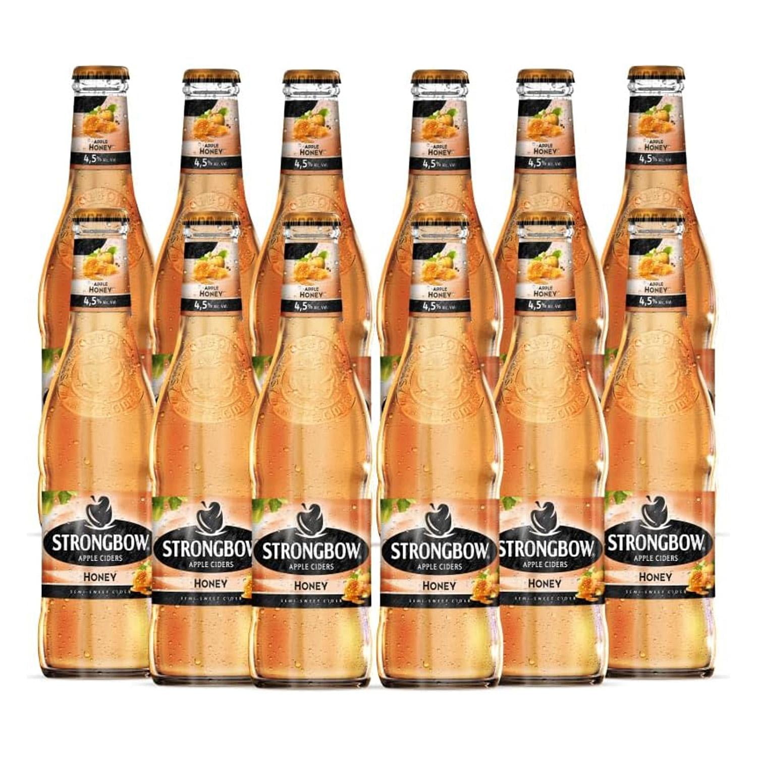 Pack de 12 Bebida alcohólica Strongbow Apple Ciders Honey 330 ml ...