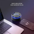 IPX6 Waterproof Shower Speaker with LED Clock Screen - Portable ...