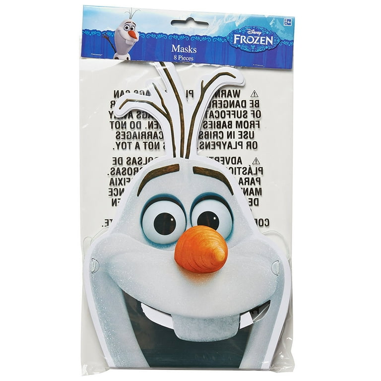 Olaf Face Mask Printable