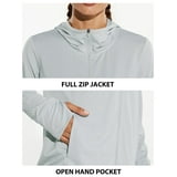 BALEAF Women's Zip Up Sun Shirts SPF UPF 50+ UV Hoodie Jackets Hiking Thumb Holes Lightweight ...