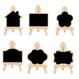 Milue Mini Chalkboard Sign Wooden Table Number Sign Food Name Label ...