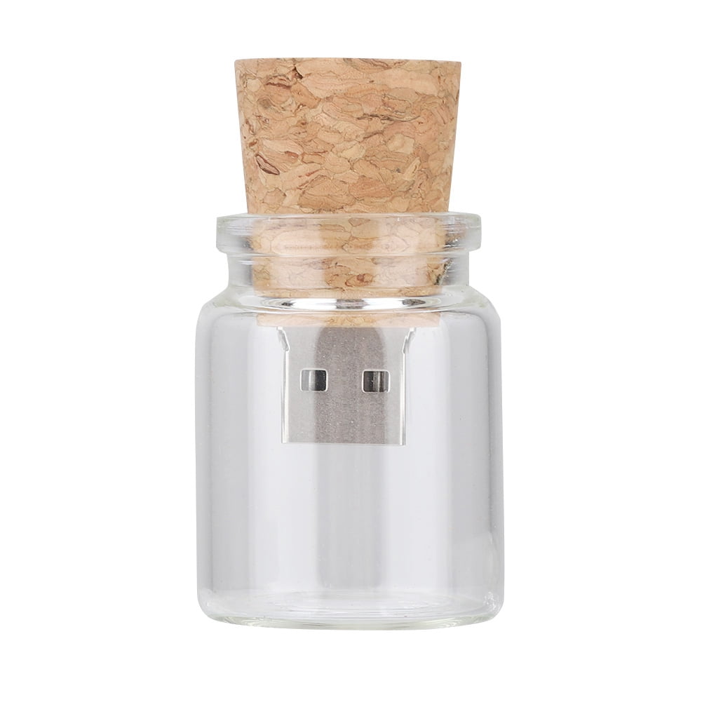 Wishing Floating Bottles Unidad flash USB2.0 Memoria flash de madera U ...