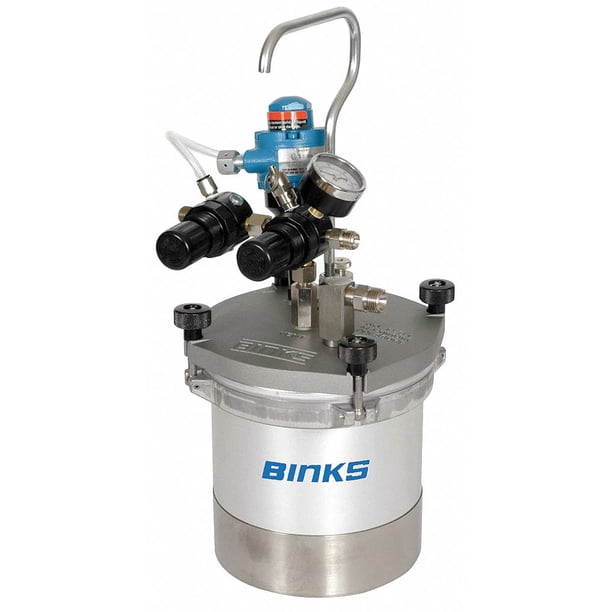 Binks Pressure Spray Gun Cup,2 qt. 80-651 - Walmart.com