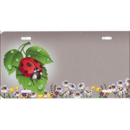 Ladybug Offset Airbrush License Plate Free Personalization on this Air ...