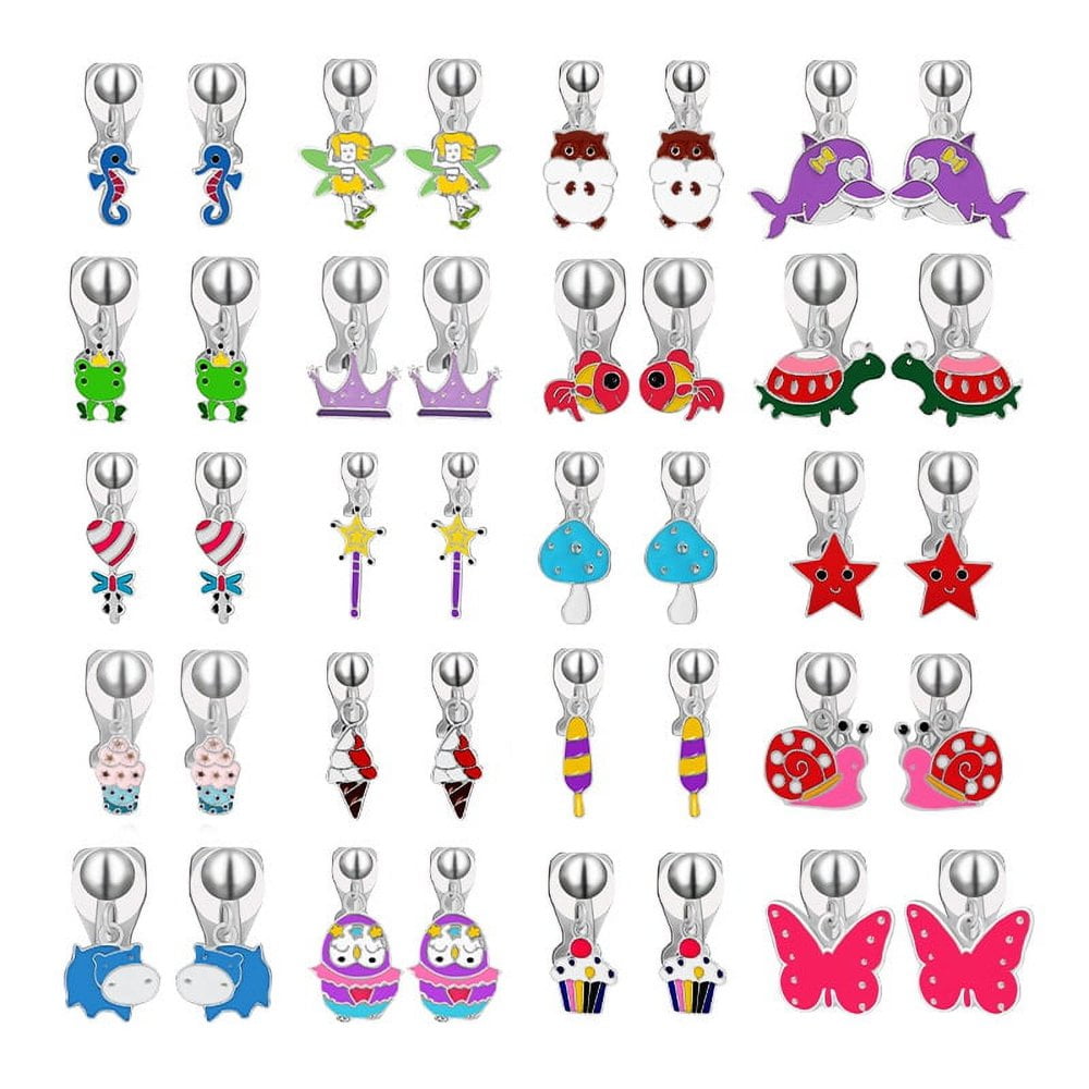 Click here for Deelleeo 20 Kids Clip On Earrings For Girls Hypoal... prices