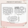 1set Dialog Box Carbon Steel Cutting Dies Stencils for DIY Scrapbooking ...