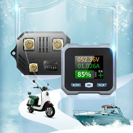 Battery Volt Meter, Quick Response BT 50A 10-100V High Accuracy Smart ...