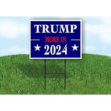 President Donald Trump Big Head Yard Sign, 19" x 14" - Walmart.com